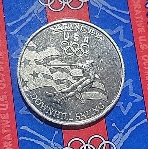 VTG SEALED 1998 GENERAL MILLS U.S. OLYMPIC TEAM MEDALLION COIN ...
