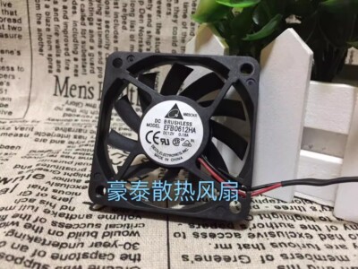 DELTA EFB0612HA 6010 DC12V 0.18A 6CM 2-Wire Silent Cooling Fan | eBay