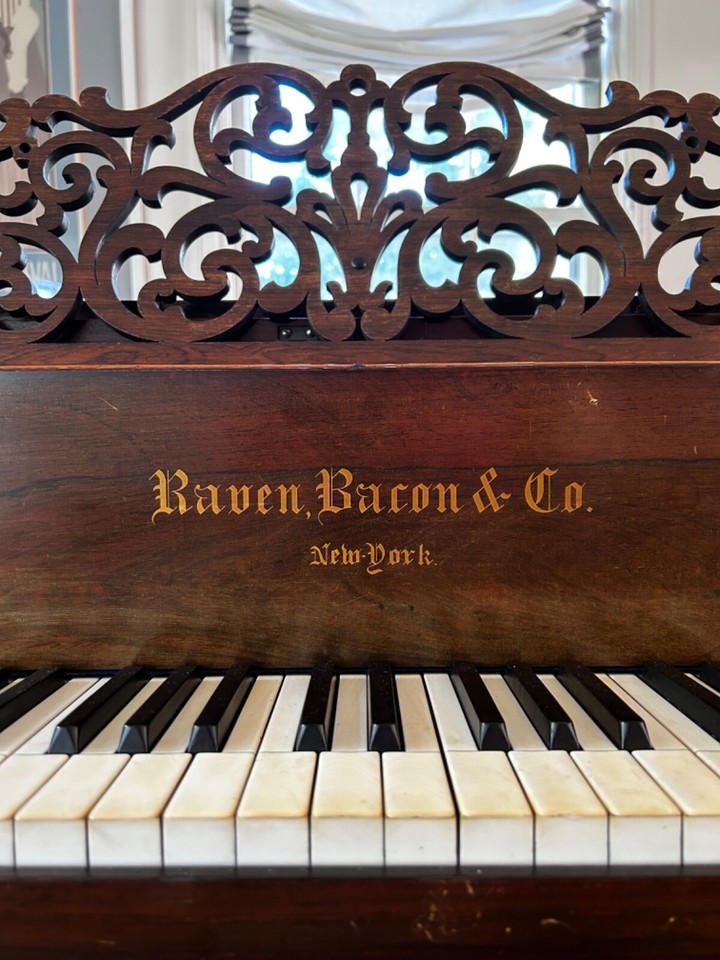 Antique 1840s Raven Bacon & Co Square Grand Piano | eBay