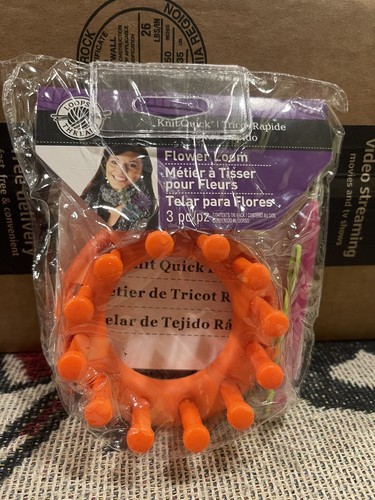 Loops And Thread Knitquick Flower Loom 3pcs New | eBay