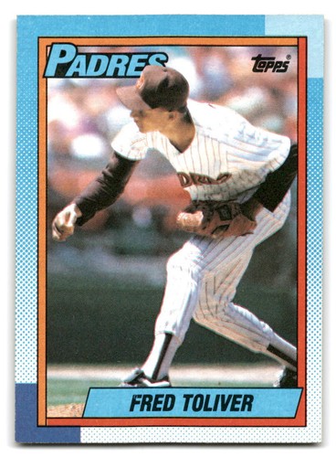 Fred Toliver 1990 Topps #423 San Diego Padres BASEBALL | eBay