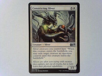 Constricting Sliver Magic 2015 - Magic the Gathering MTG - White | eBay