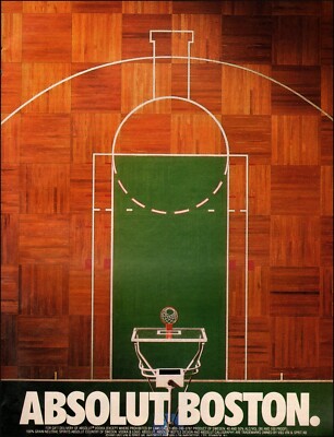 1993 Vintage ad Absolut Boston Art Baseball court Beverage 08/21/23 | eBay