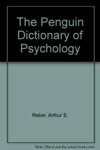 Dictionary of Psychology, The Penguin (Dictionary, Penguin) - Paperback ...