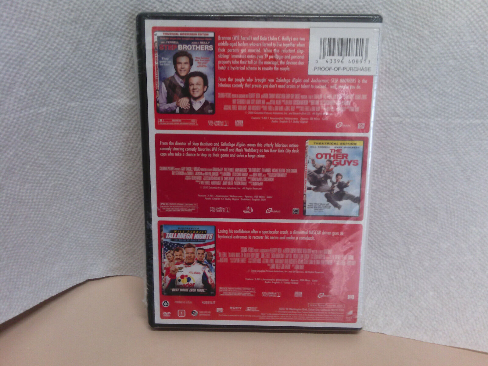 Will Ferrell 3-Movie Collection 3-Disc DVD Set 2012 Region 1 ...