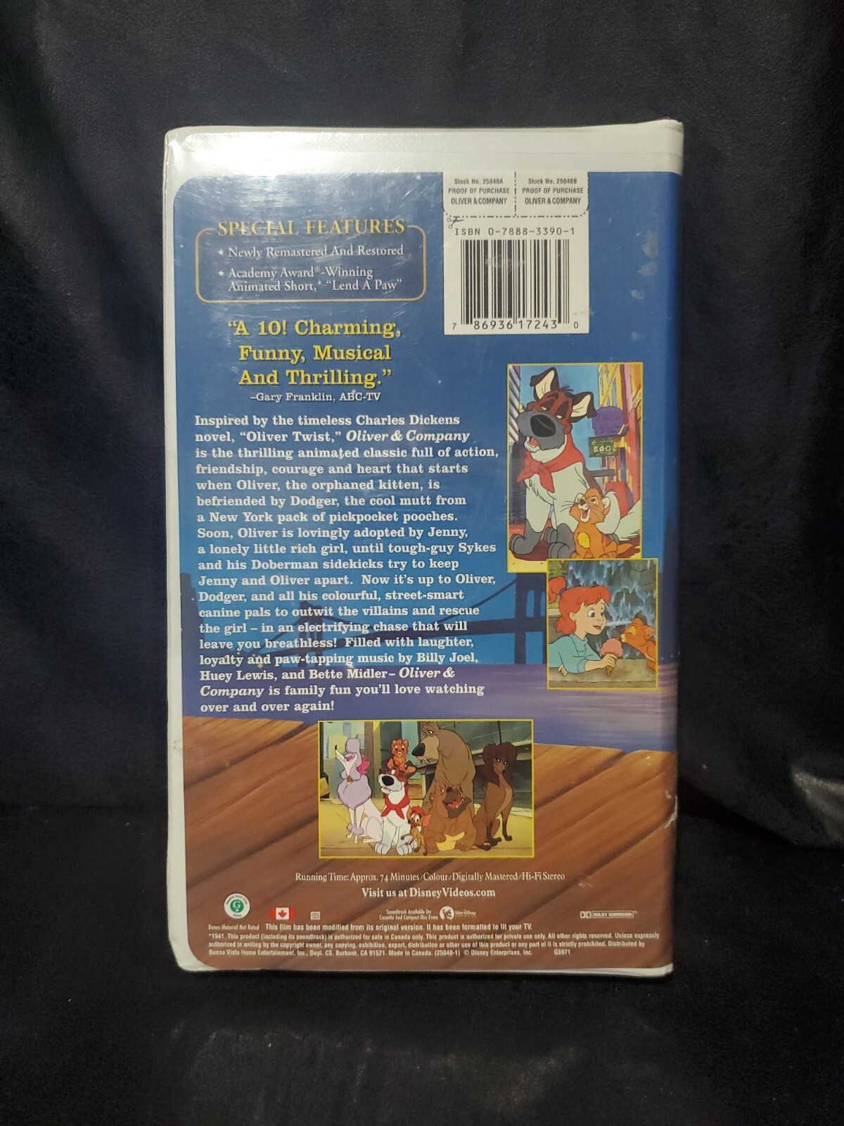 Oliver And Company Vhs 2002