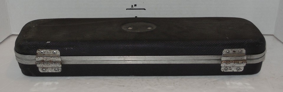 SIMBA INSTRUMENTS Silver Plated Flute WITH HARD CASE Black Velvet ...