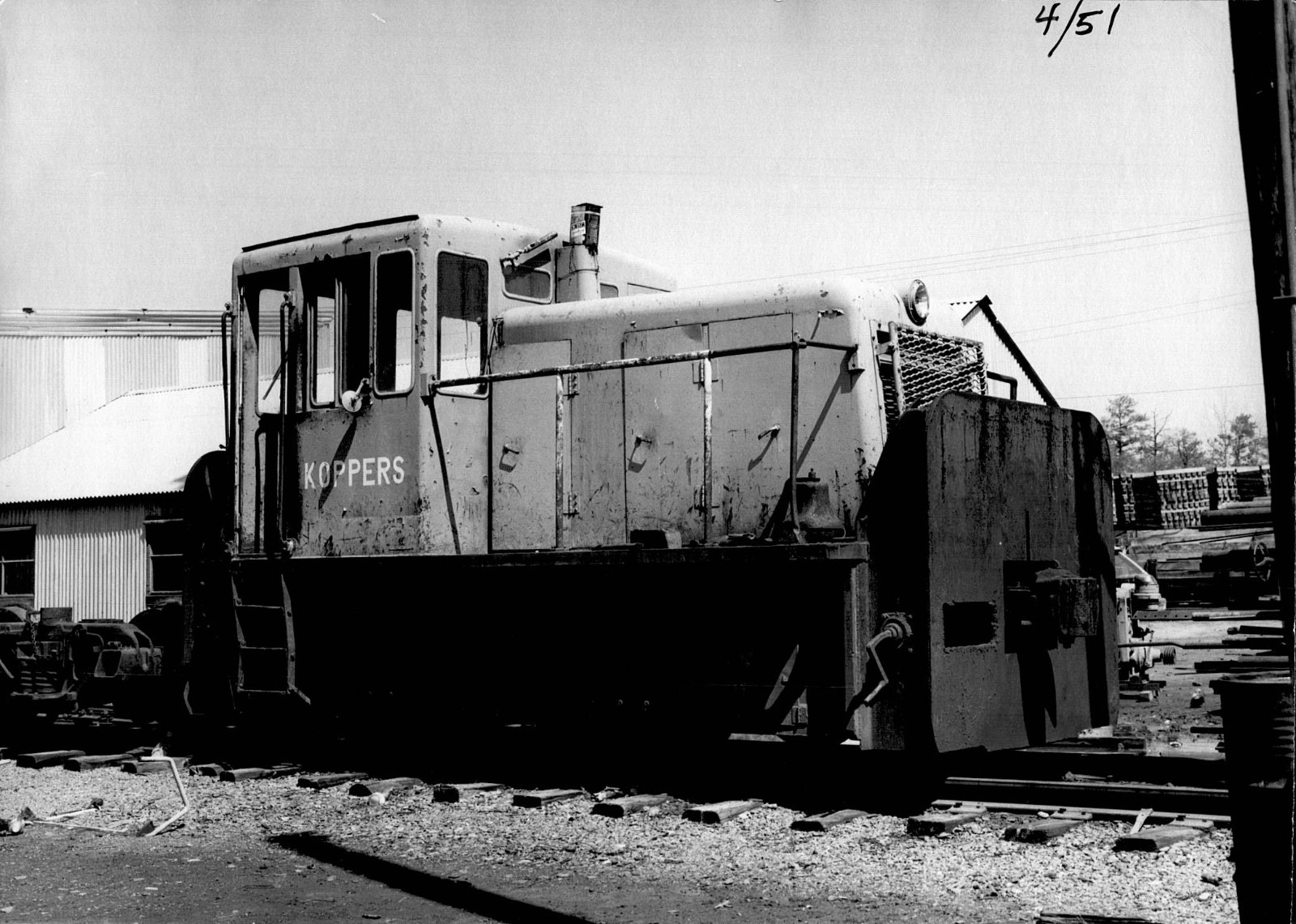1979 Koppers Co Railroad Train GE 25 Ton Engine 5x7 Photo X2200S Shops ...