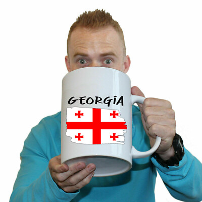 Georgia Country Flag Nationality Giant Massive 2 Litre Mug Drinking ...
