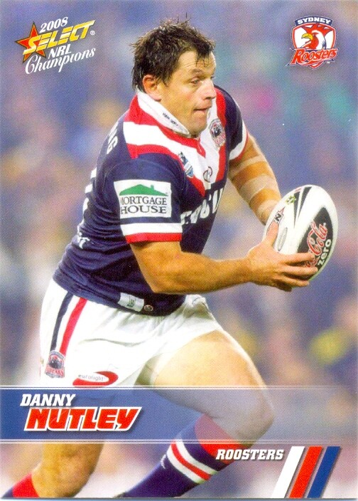 2008 Select NRL Champions Common Card 169 Danny Nutley - Sydney ...