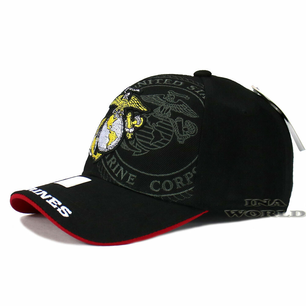 U.S. MARINE Hat MARINE Corps Logo Military Officially Licensed Baseball ...