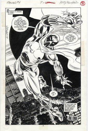 The PROWLER#4 P.22 SPLASH Art - BILL REINHOLD - Story - Carl Potts ...