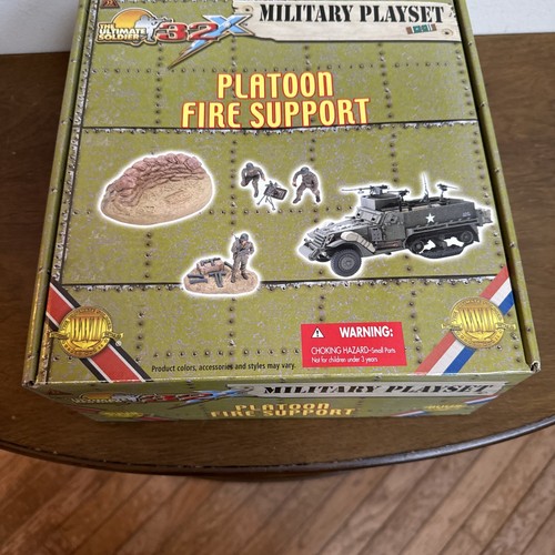 1/32 Scale Ultimate Soldier PLATOON FIRE SUPPORT US Playset HALFTRACK ...