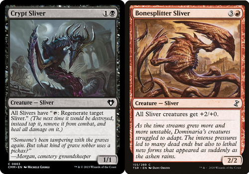 MTG Commander EDH Sliver Hivelord 100 Cards Custom Deck 5 Color Slivers ...