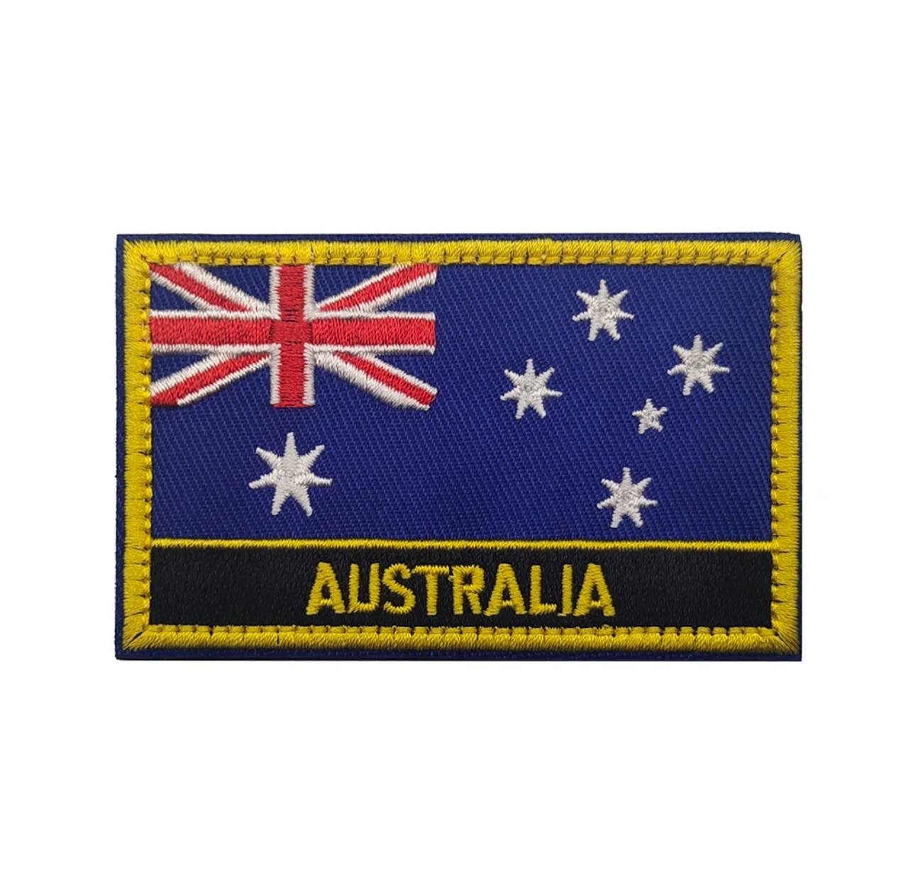 Australia Flag Patch Embroidered Sew-On Australian Commonwealth Blue ...