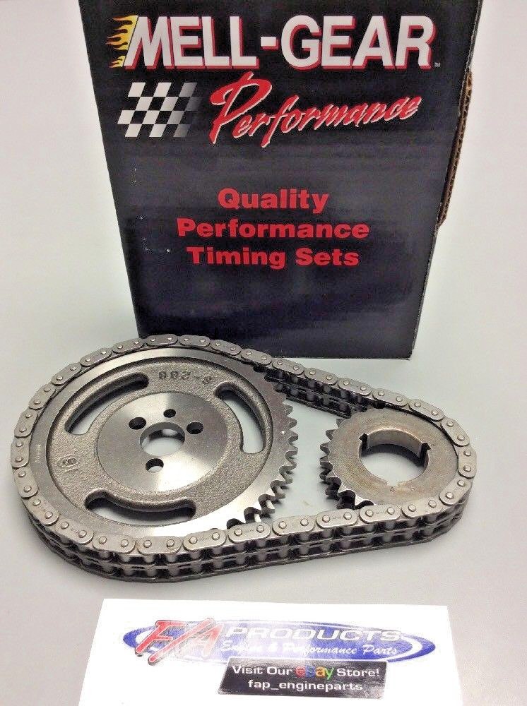 Small Block Chevy 283 327 350 Engines Double Roller Timing Set Melling ...