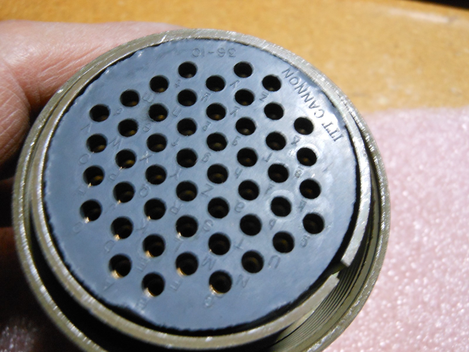 ITT CONNECTOR W/CONTACTS # MS3106F36-10SZ NSN: 5935-01-072-8686 | eBay