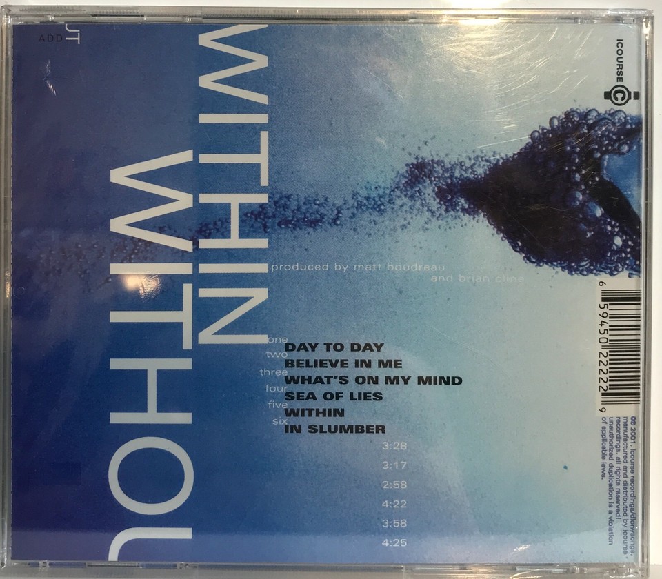 Brian Linne : Within Without (CD EP 2004 Icourse Recordings) *New ...