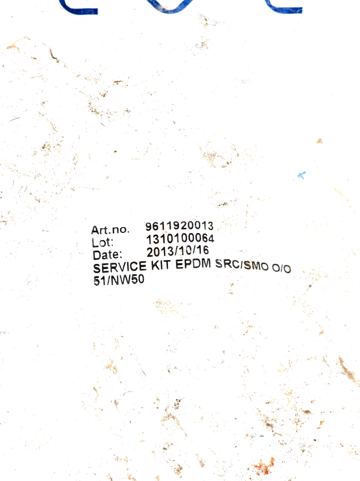 NEW ALFA LAVAL 9611920013 SERVICE KIT EPDM SRC/SMO O/O 51/NW50 | eBay