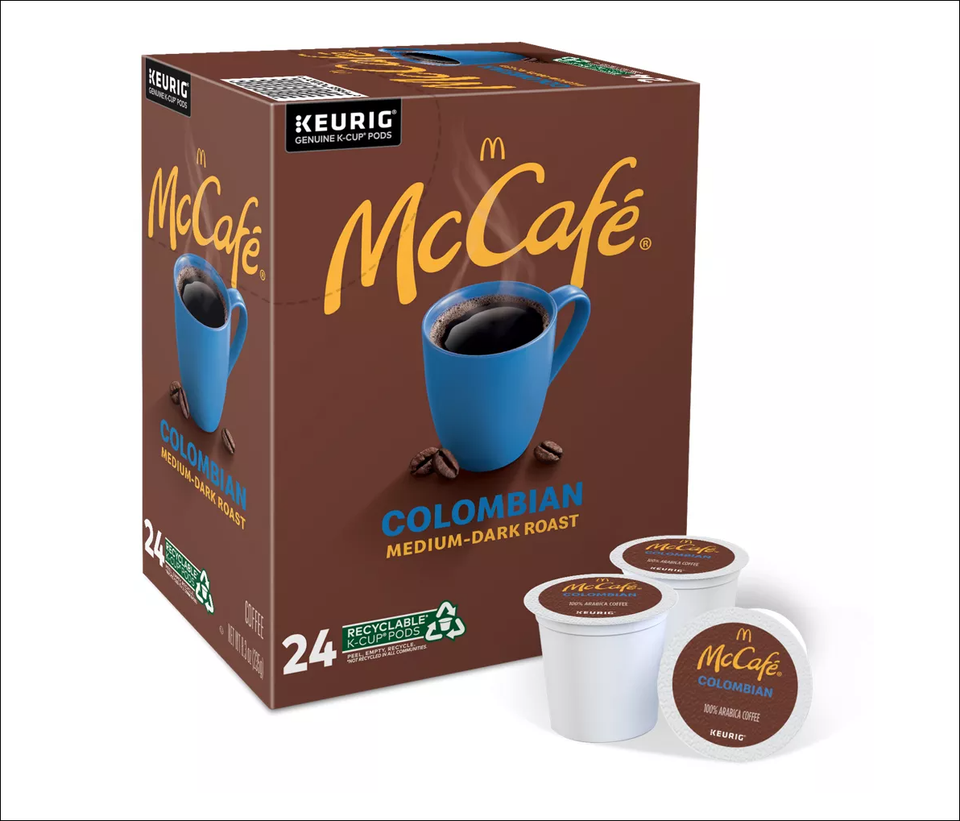 McCafe Colombian Coffee. Medium Dark Roast. K-Cup Pod. 96 ct | eBay
