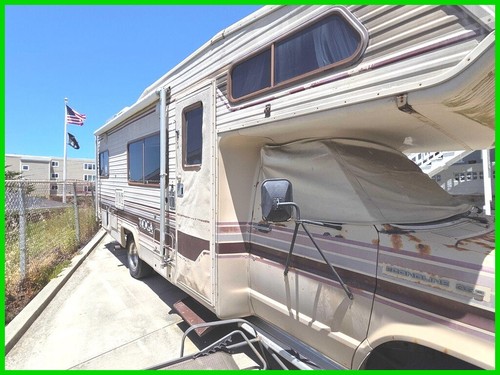 1985 Fleetwood 27’ Tioga Class C Motorhome Ford E-350 7.5L V8 BBL Gas | eBay