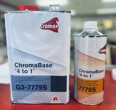 CROMAX ChromaBase 4 to 1 G-2 7779S Snap Dry Clear Coat And Activator ...