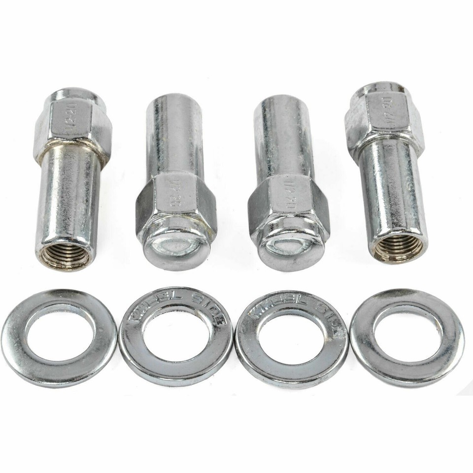 Weld Racing 601-1416 Chrome 1/2-20" Lug Nuts .687" Shank Dia Set of 4 ...