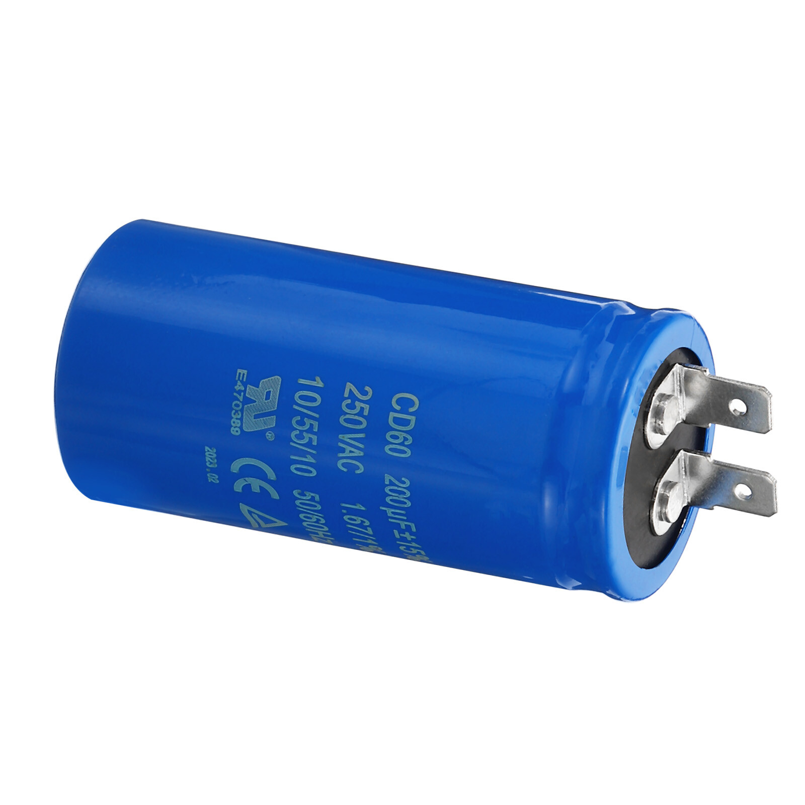 CD60 Run Capacitor 200uF/MFD 250VAC 15% Tolerance 50/60Hz Motor ...