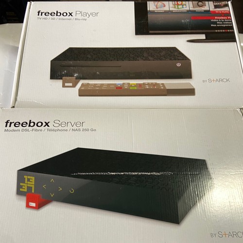 Freebox Revolution - Freebox player et server - télécommande CPL ...