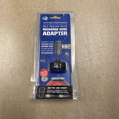 Avalanche Auto AC Air Conditioning Recharge Hose Adapter Self Seal ...