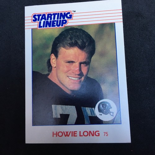 1988 Starting lineup Howie Long Oakland Raiders NFL Football Card ...