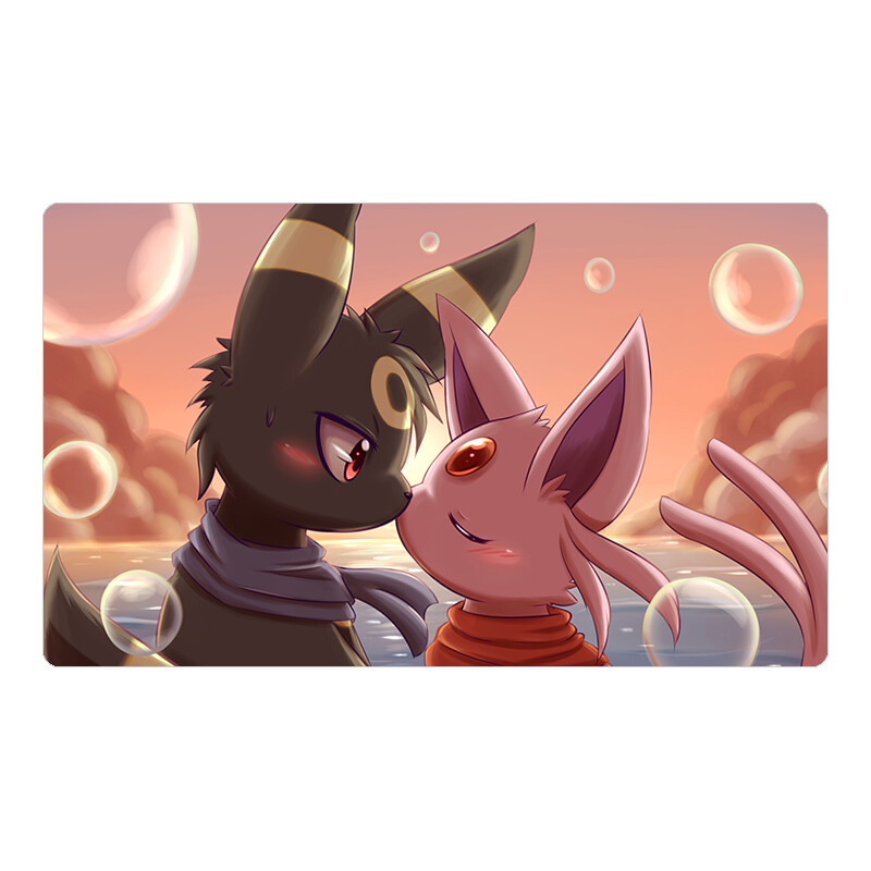 Umbreon Eevee Pokemon Playmat TCG Card Game Gaming Desk Mat Mouse Pad ...