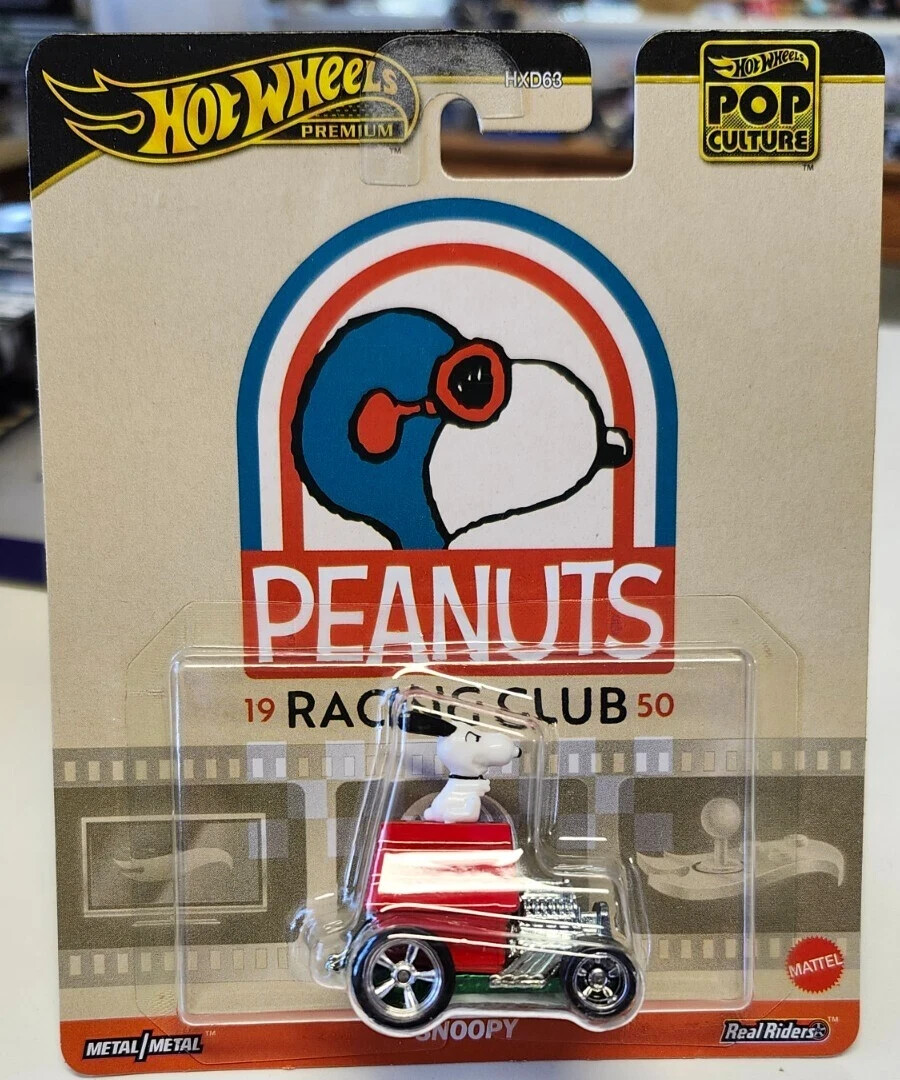 Hot Wheels Premium Pop Culture Peanuts 1950 Racing Club Snoopy | eBay