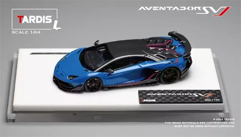 TARDIS 1:64 Lamborghini Aventador SVJ Limited Edition Resin TARDIS 1:64 Lamborghini Aventador SVJ Limited Edition Resin
