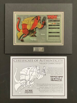 2007 Hellboy Character Key #295/500 Acme Archives Limited Animation | eBay