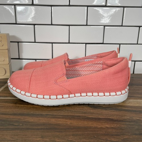 Clarks Step Glow Slip Womens Size 5.5 Shoes Coral Cloudsteppers Comfort ...