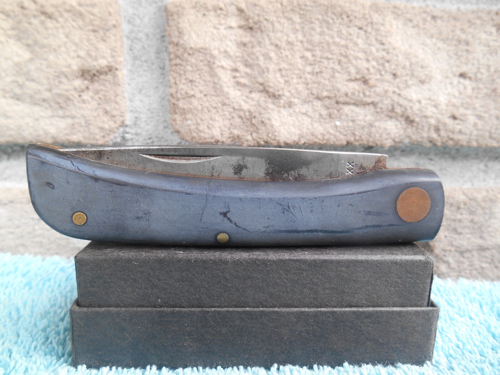 VINTAGE 1976 CASE XX #2137 4 DOT SODBUSTER JR. SINGLE BLADE POCKET ...