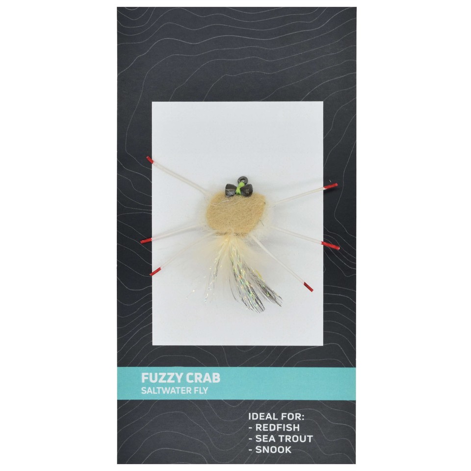 Cortland Fairplay Fuzzy Crab Saltwater Fly Pattern Leader Material ...