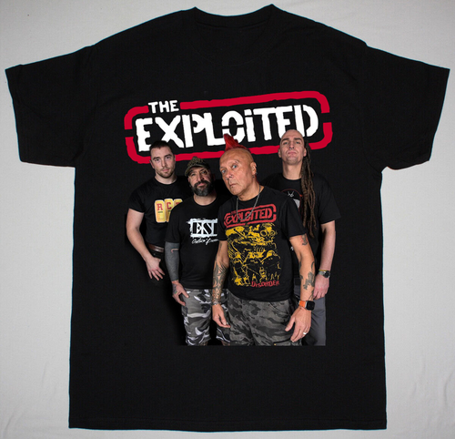NEW The Exploited Band Member Singer Black All Size Shirt YA87 | eBay