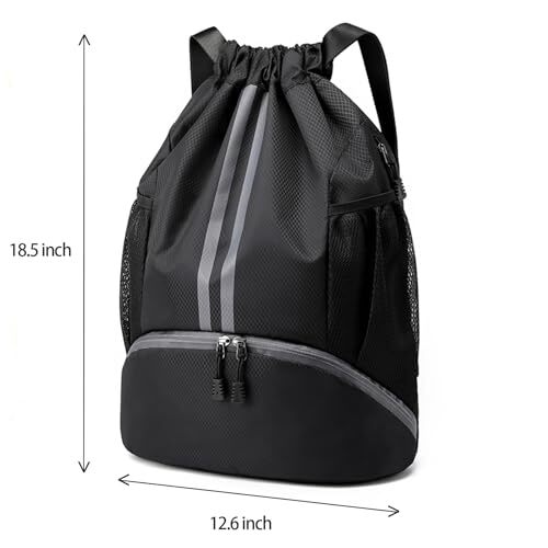 Drawstring Gym Bag for Men, Waterproof Drawstring Backpack for Women ...