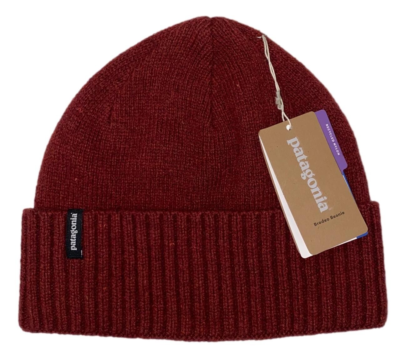 Patagonia Brodeo Cuffed Beanie Sequoia Red Adult Unisex for sale online | eBay