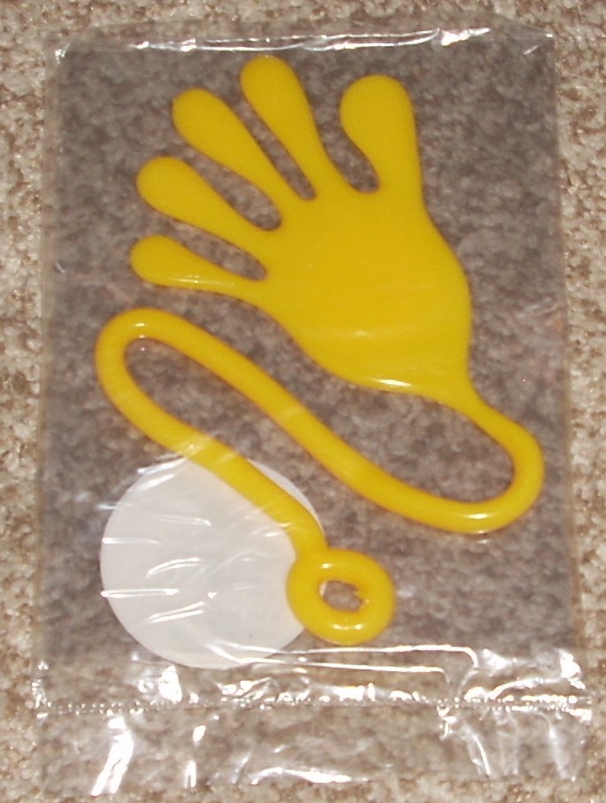 Jump Kids World Yellow Mega Snap Hand Snapper Stretch Snatch Toy Prank ...