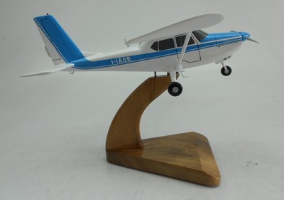 P-66-C Charlie Partenavia P66C Airplane Desktop Wood Model Big New | eBay