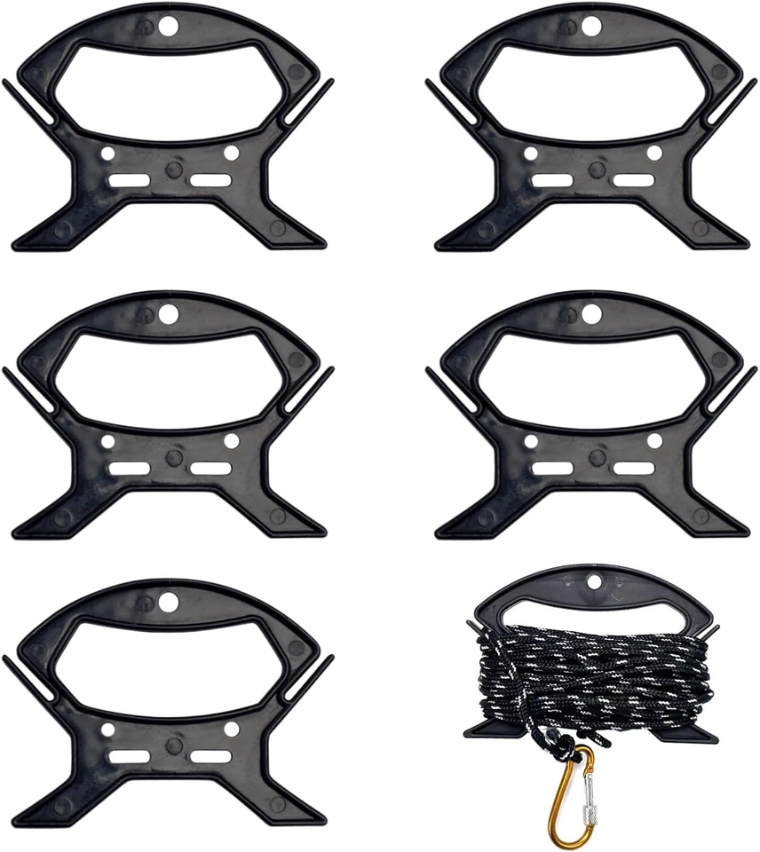 5Pcs Rope Winder and Cord Organizer Cable Roll up Tool for Paracord ...