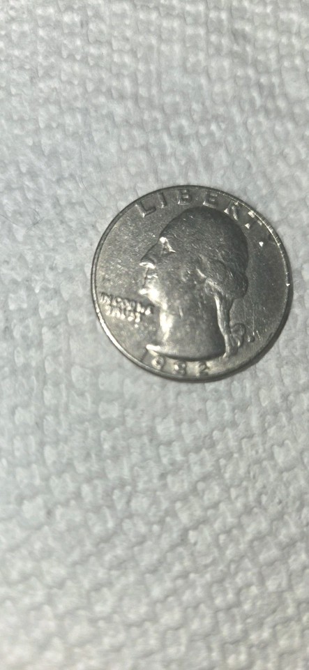 1982 D Washington Quarter "D" FILLED Mint State "IN COD WE TRUST" Rare ...