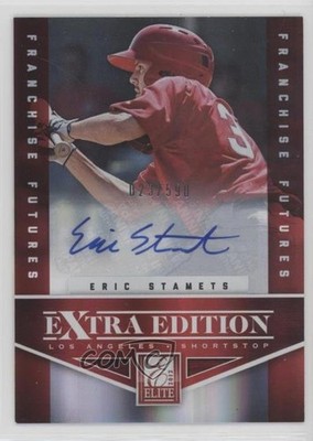 2012 Elite Extra Edition Franchise Futures Signatures /590 Eric Stamets ...