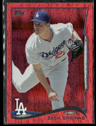 2014 Topps #142 Zack Greinke Red Foil | eBay