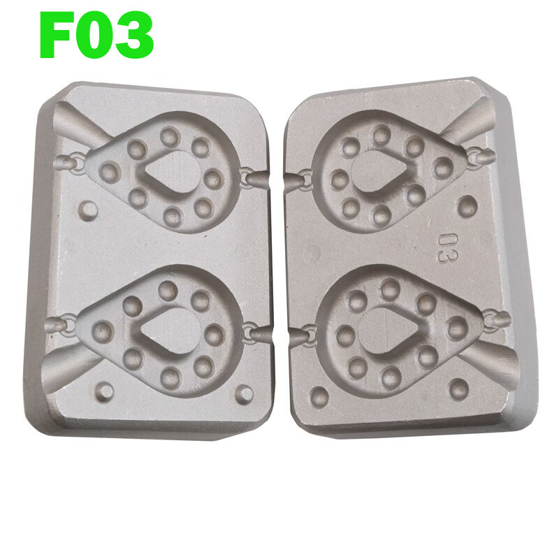 Fishing Moulds Grip Pear Bomb lead weight mould carp ledgering Cheap ...