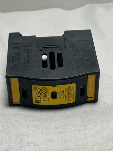 BUSS/BUSSMANN JTN60030 FUSE HOLDER 0-30 AMP 600VAC W/INDICATOR USE ...