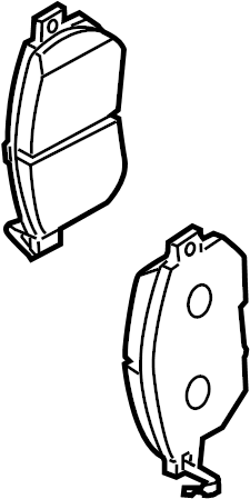 Nissan/INFINITI D1060-3JA0A Disc Brake Pad Set (Front). A | eBay